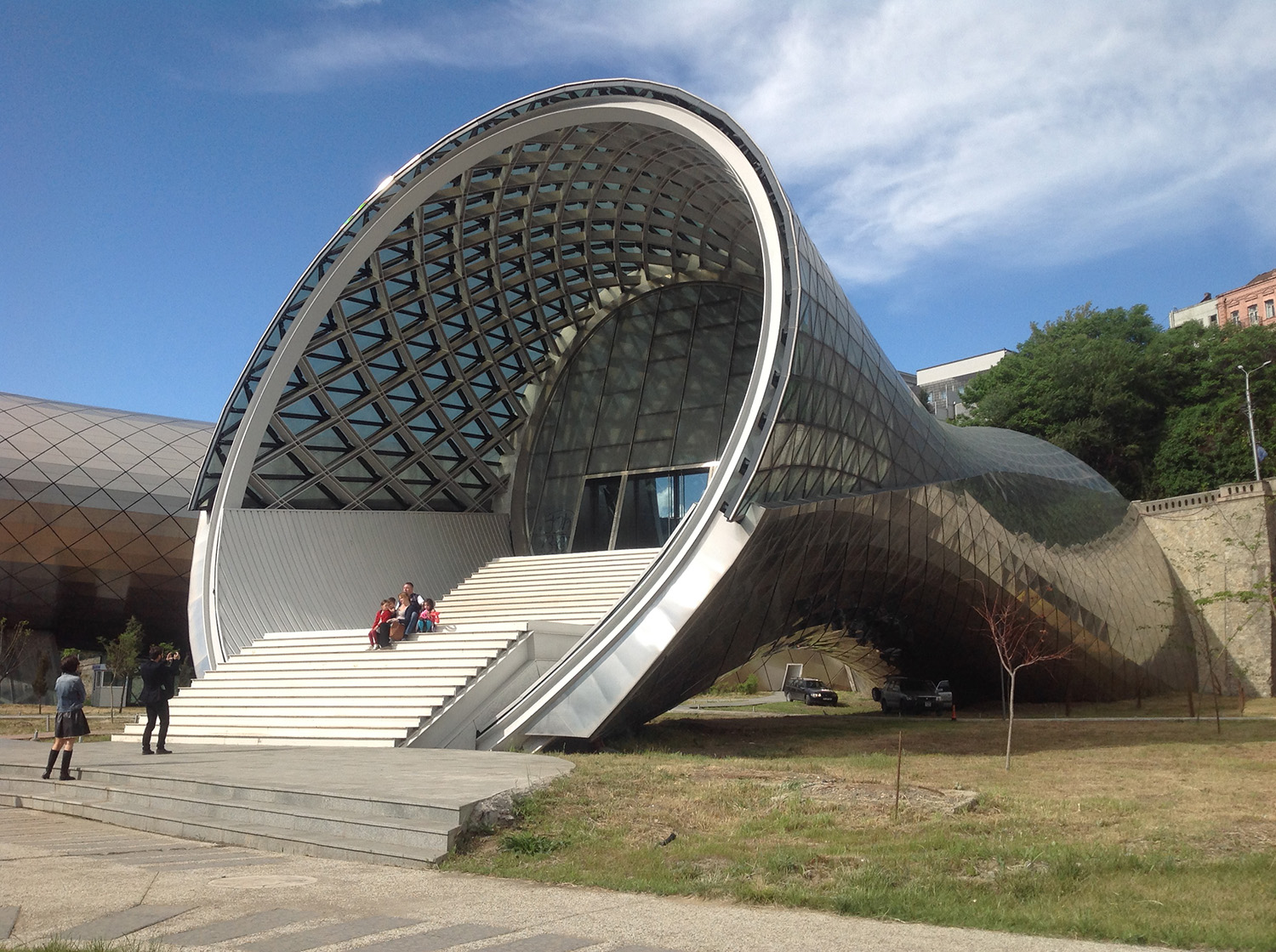 Rhike Park / Music Theatre and Exhibition Hall – Fuksas
